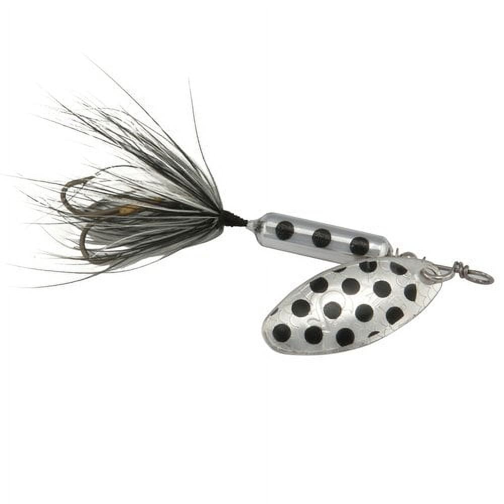 Worden's Rooster Tail Inline Spinnerbait Fishing Lure, Metallic Silver ...
