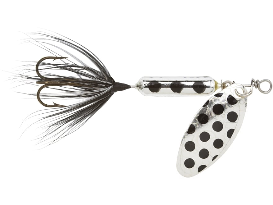 Wordens Rooster Tail Inline Spinnerbait - Silver Spot 1/8 oz - Walmart.com