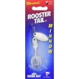 Yakima Bait Rooster Tail Minnow Fishing Lure - White Shiner - Walmart.com