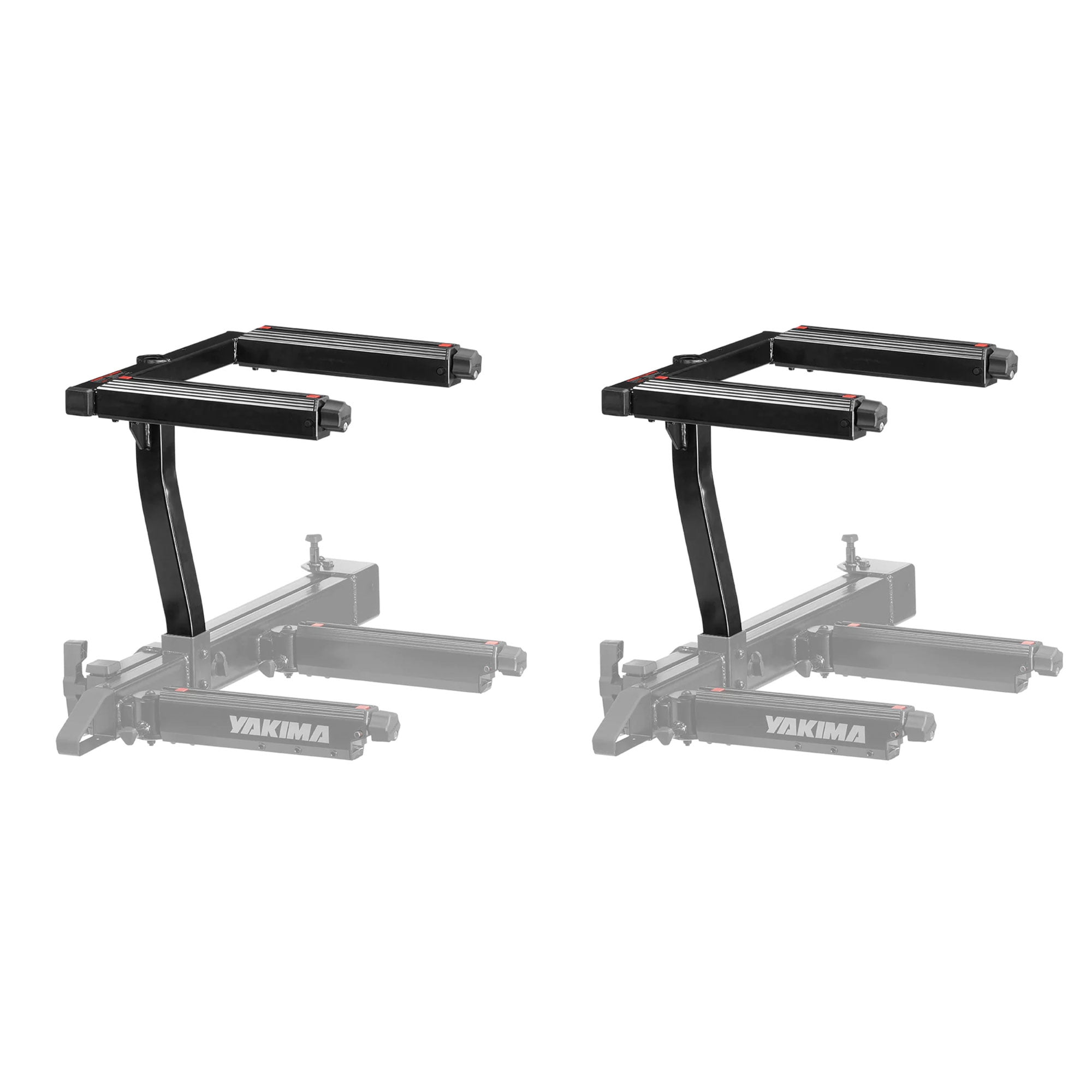 Yakima EXO TopShelf 2nd Level 2 SKS Lock Hitch Base Rack, 2 Pack, Black ...