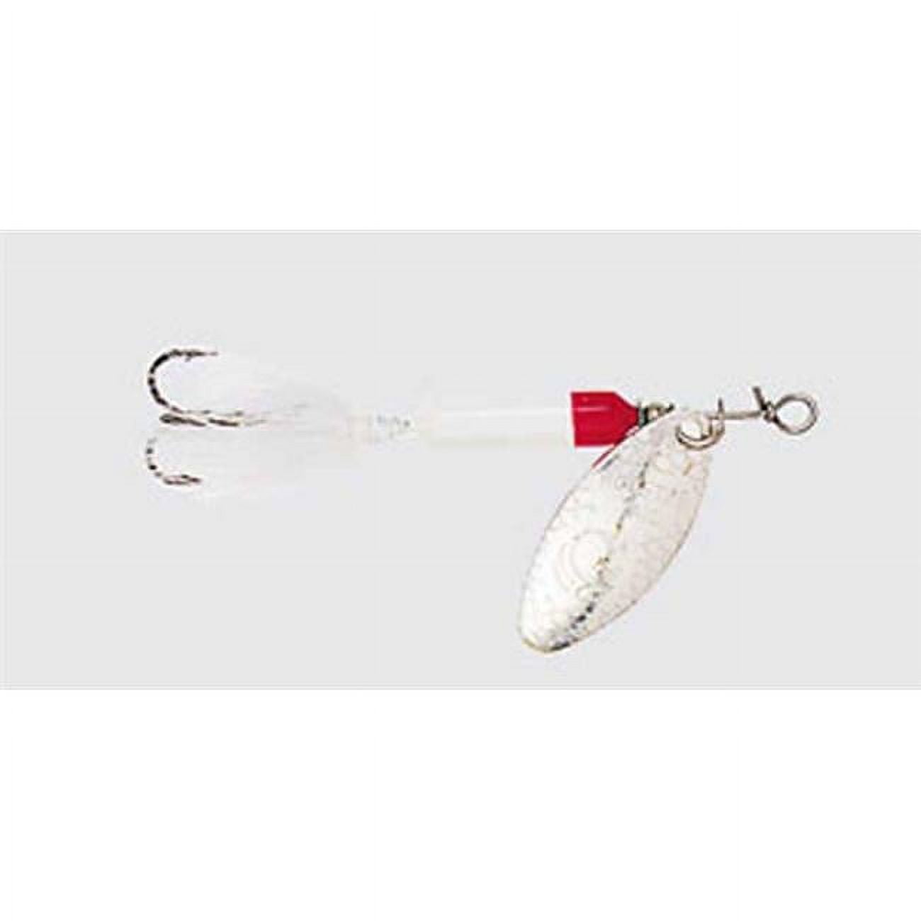 Yakima Rooster Tail 1/8oz White Red Head - Walmart.com