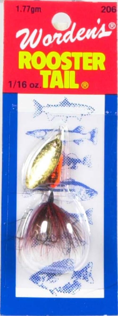 Yakima Worden's 206CRA 1/16 oz Rooster Tail Spinner Fishing Bait ...