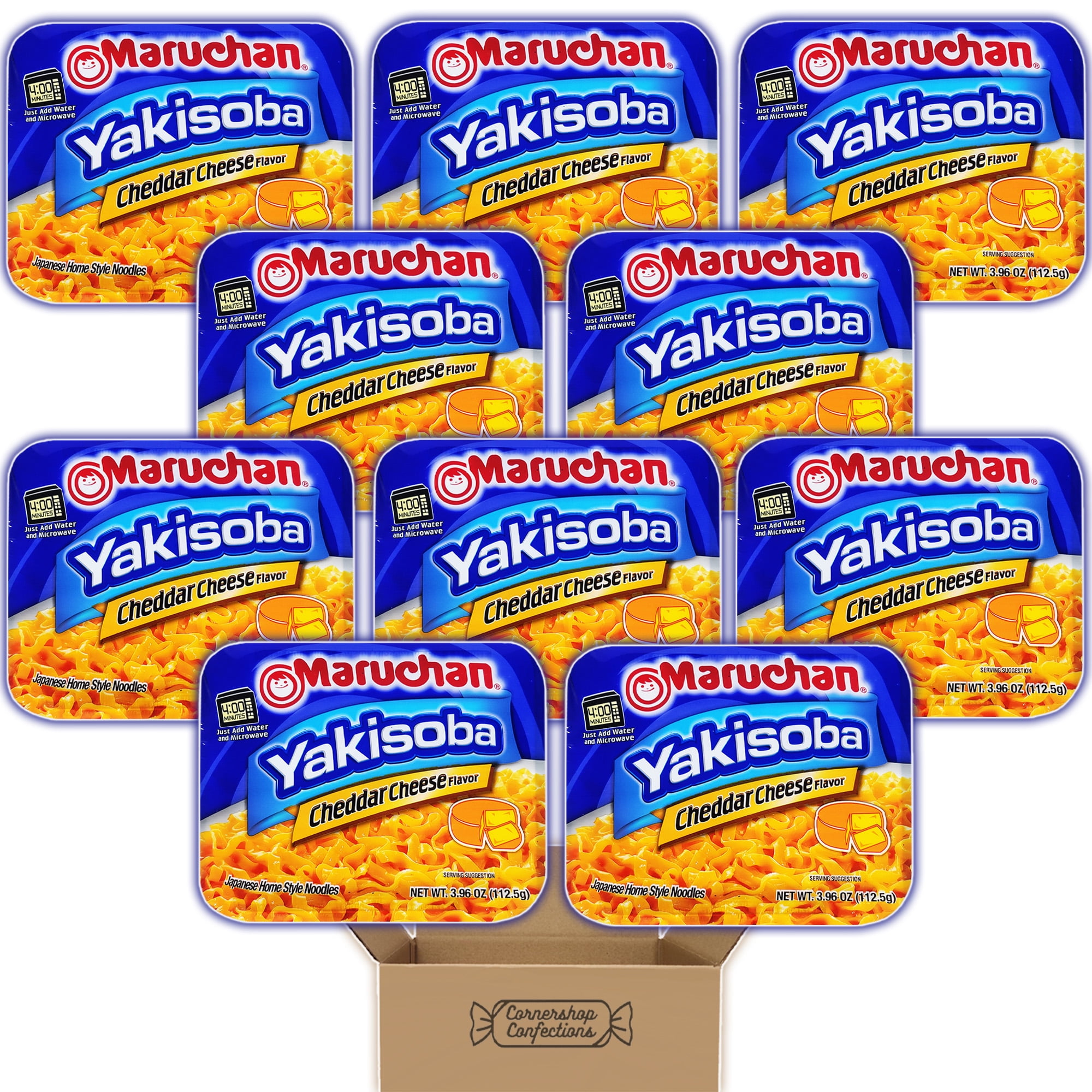 Yakisoba Noodle Cheddar Cheese Flavor - 10 Tray Bulk Pack - Each Tray 3 ...