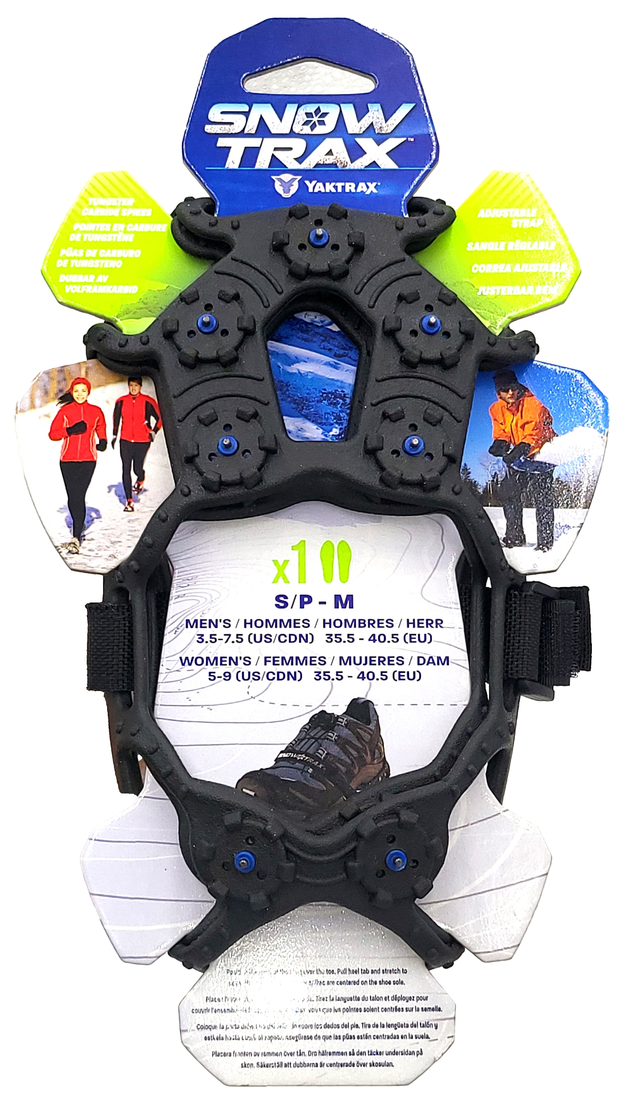 Yaktrax Snow Trax Traction Cleats Small Unisex 1 Pair - Walmart.com