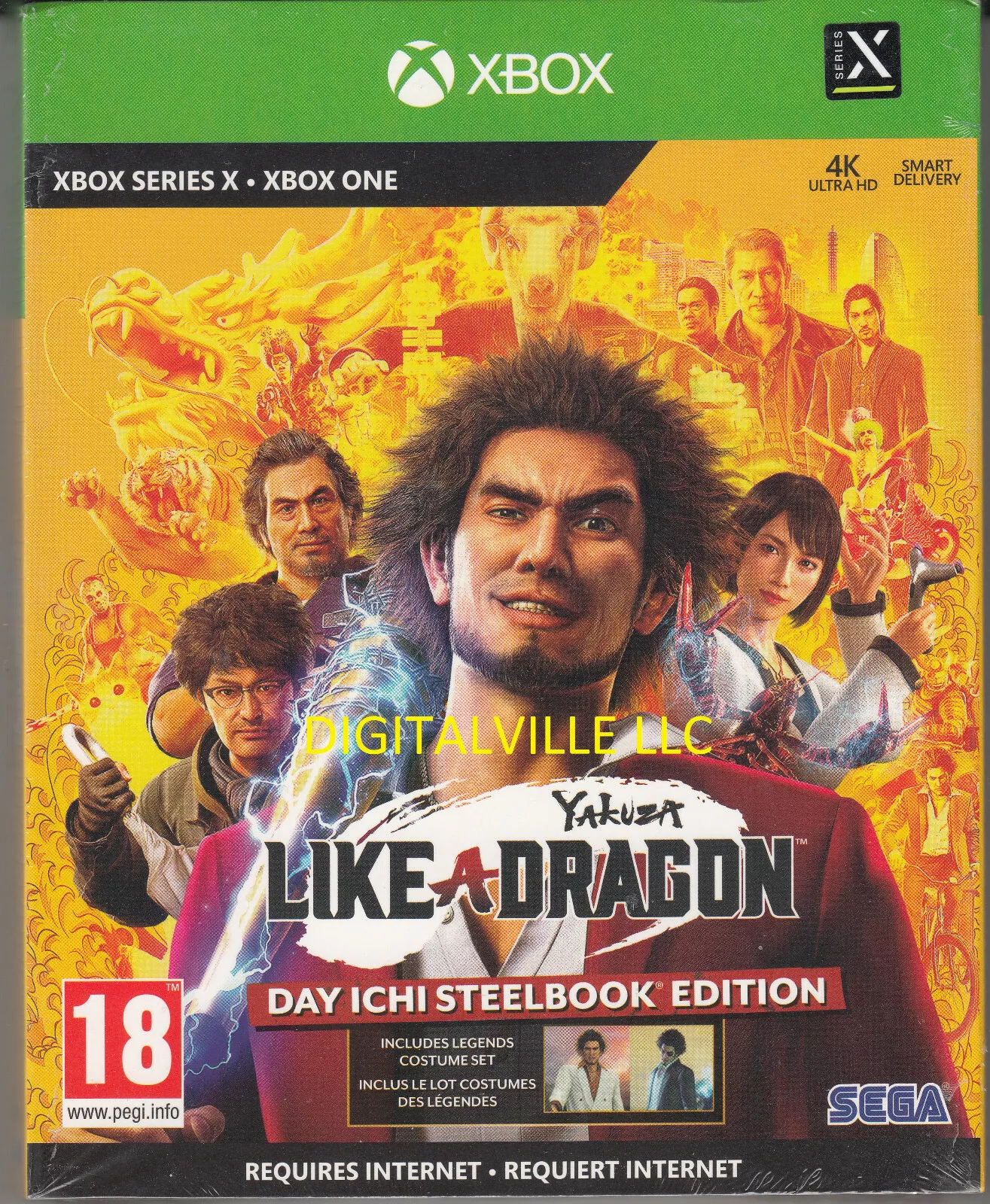 Yakuza Like a Dragon Day Ichi Steelbook Edition Xbox One Brand New - Walmart.com