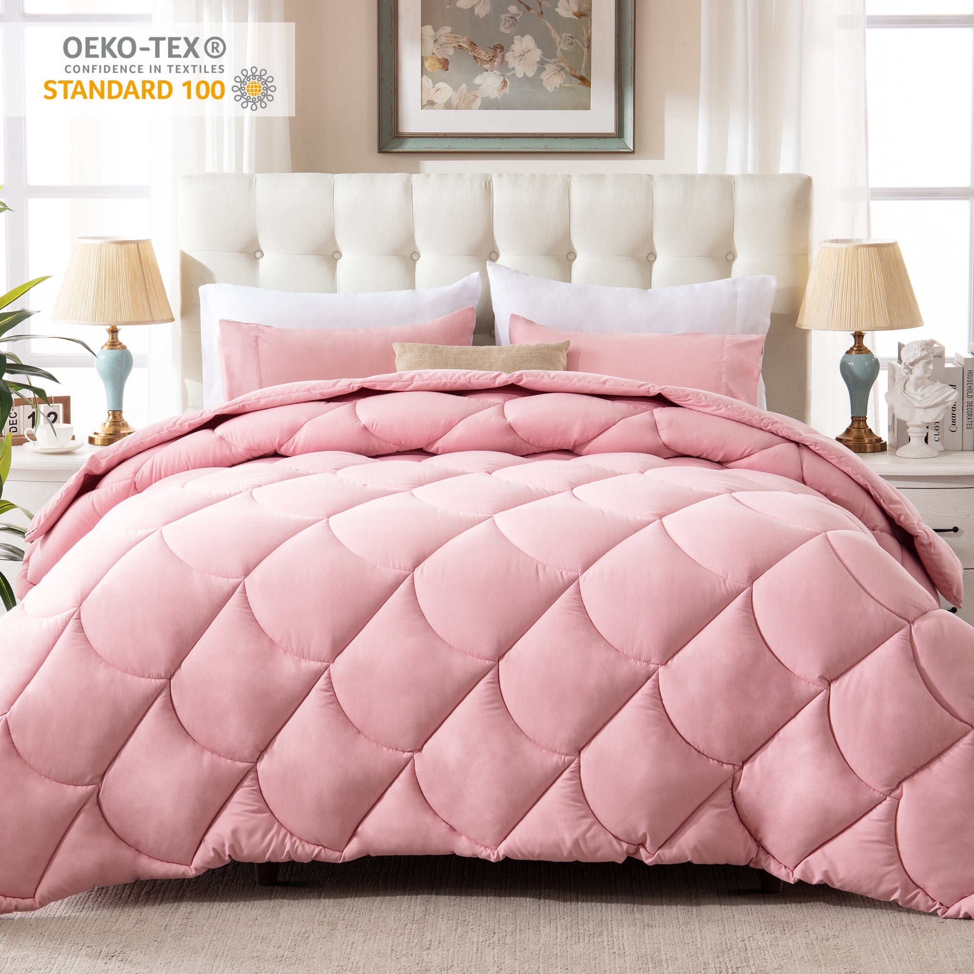 Yalamila 2 Pieces Bed in a Bag Comforter Set Duvet Insert,Reversible ...