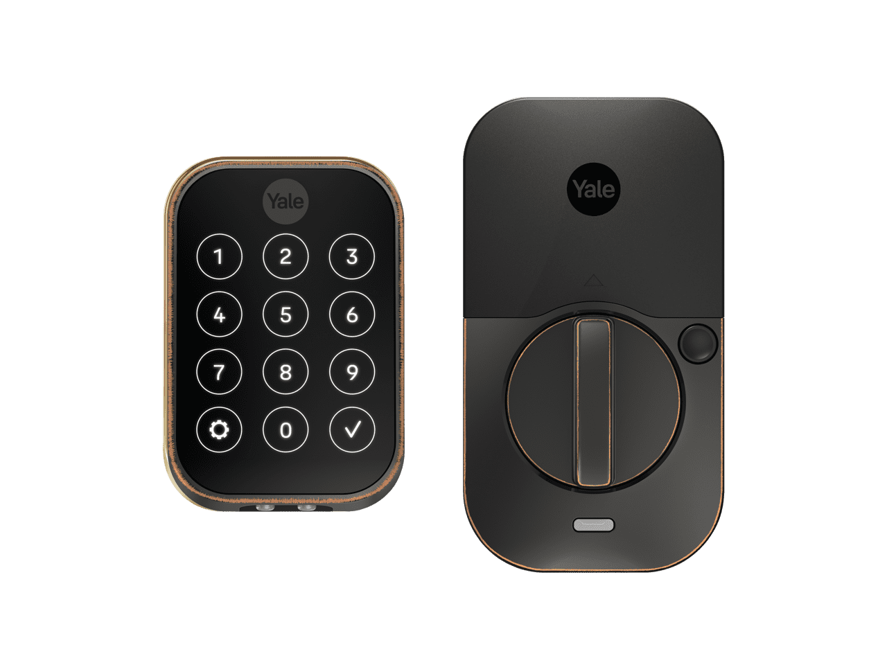 Yale Assure Lock 2 Key-Free Touchscreen with Wi-Fi in Oil Rubbed Bronze ...