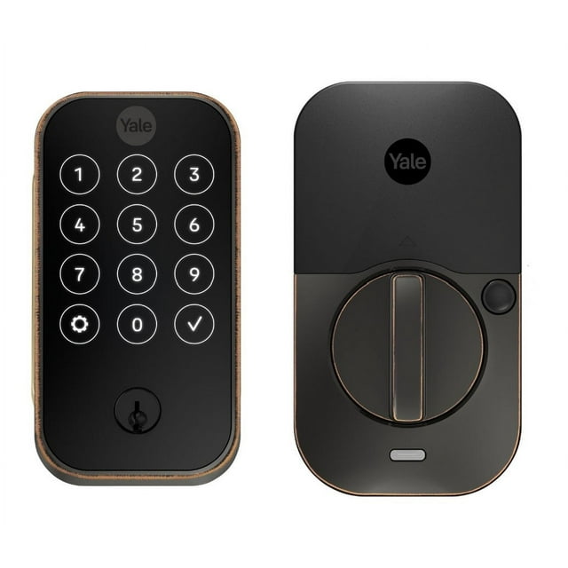 Yale Assure Lock 2 YRD420-BLE-0BP Keyed Lighted Touchscreen with ...