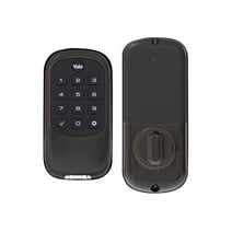 Yale YRD216-ZW2-0BP Z-Wave Plus Assure Lock Push Button Deadbolt, Oil ...