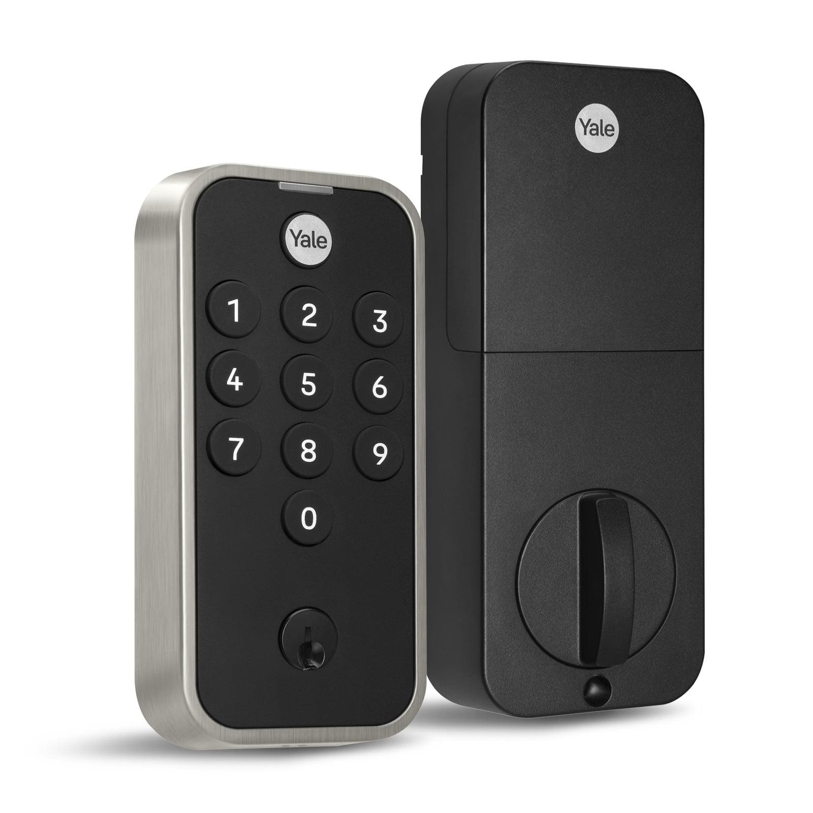 Yale Code Keypad Deadbolt, Key-Free Entry, Satin Nickel Finish, Model ...
