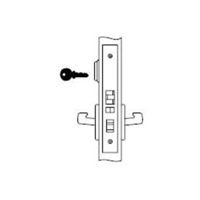 Yale LBDY8807FL626 Commercial 8807FL Function Entry Lock Body Only with ...