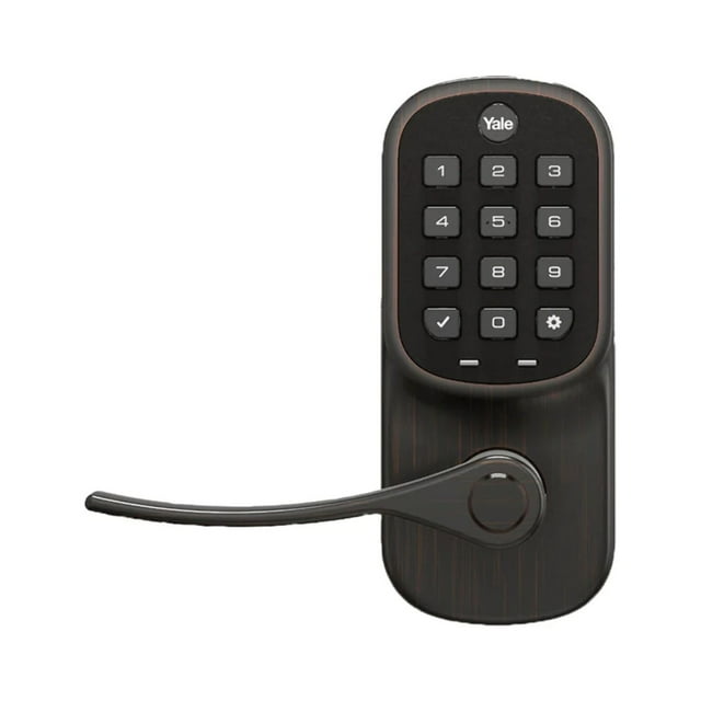 Yale LiftMaster Smart Keypad Lever Lock with Smart Garage Control ...