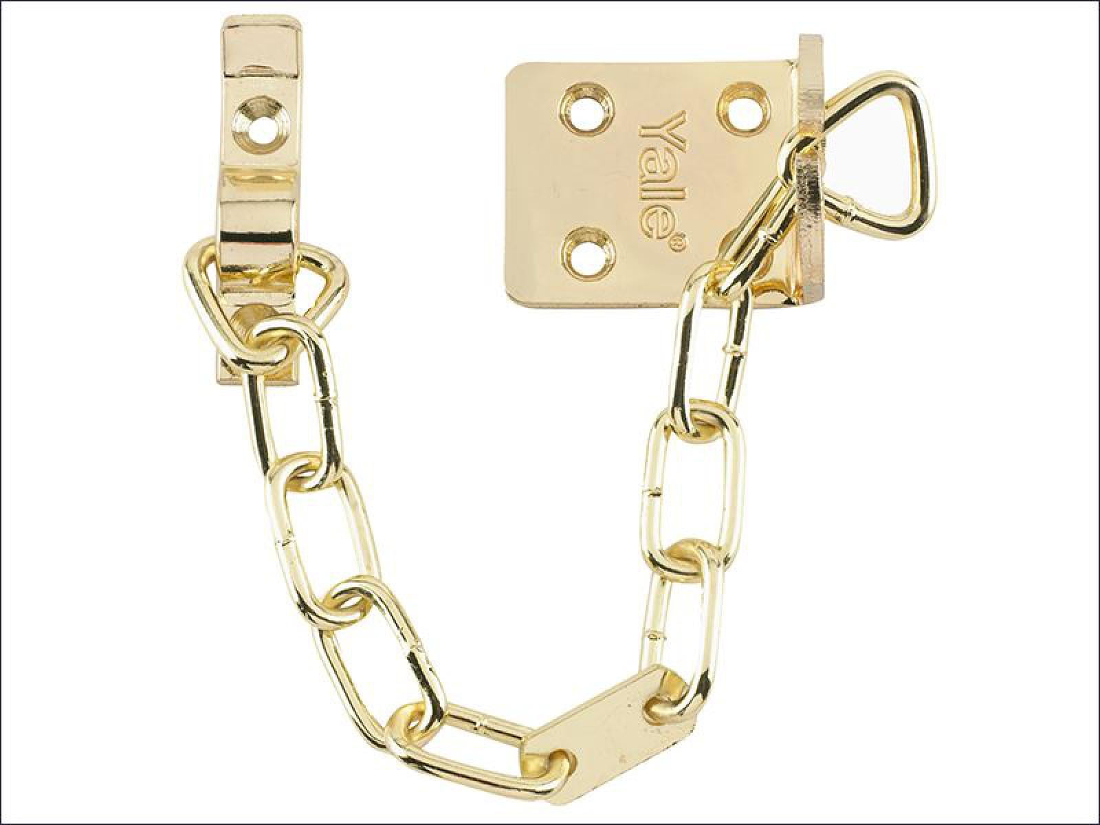 Yale Locks - WS6 Security Door Chain - Electro Brass Finish - Walmart.com