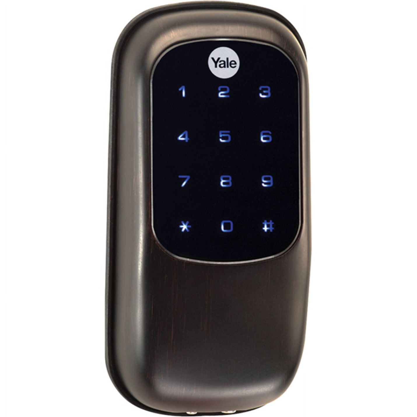 Yale Real Living YRD240NR0BP Electromechanical Lock - Walmart.com