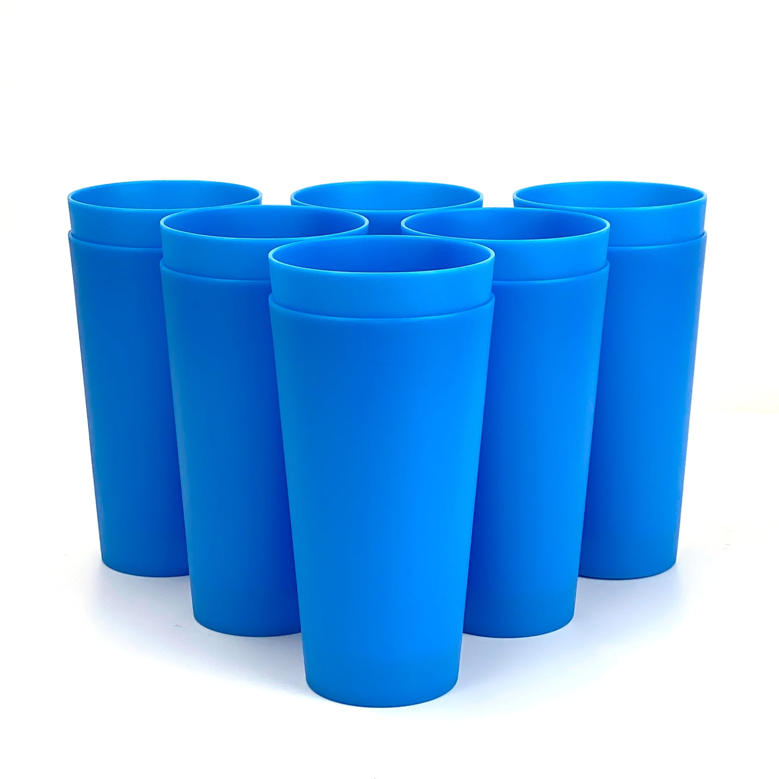 Yalin 32 Ounce Plastic Tumblers Large Drinking Glasses Party Cups Iced