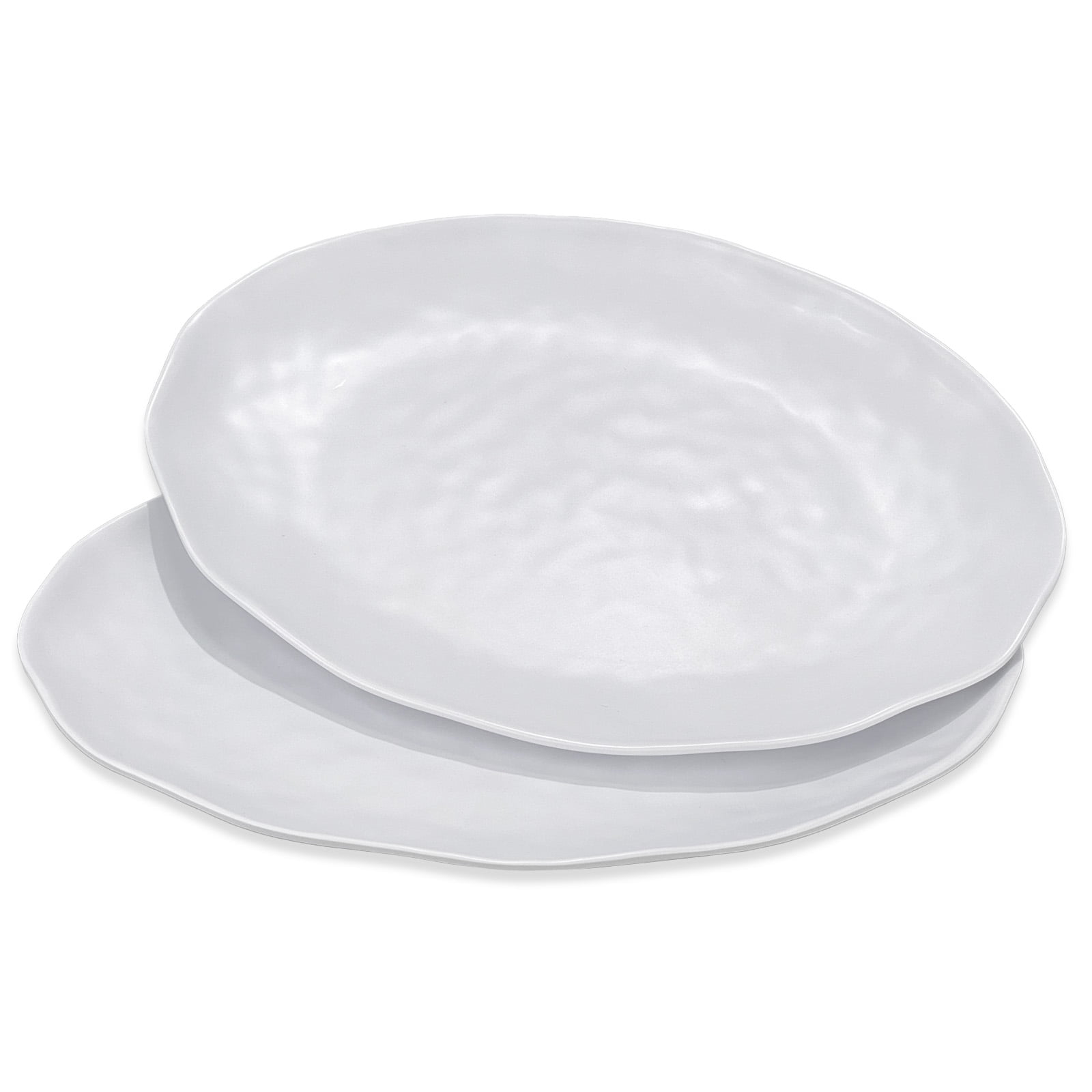 Yalin Large Oval Serving Platter, 16x11.5 Inch Melamine Serving Tray ...