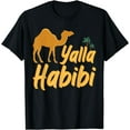 Yalla Habibi Camel Arabic Camel Riders T-Shirt - Walmart.com