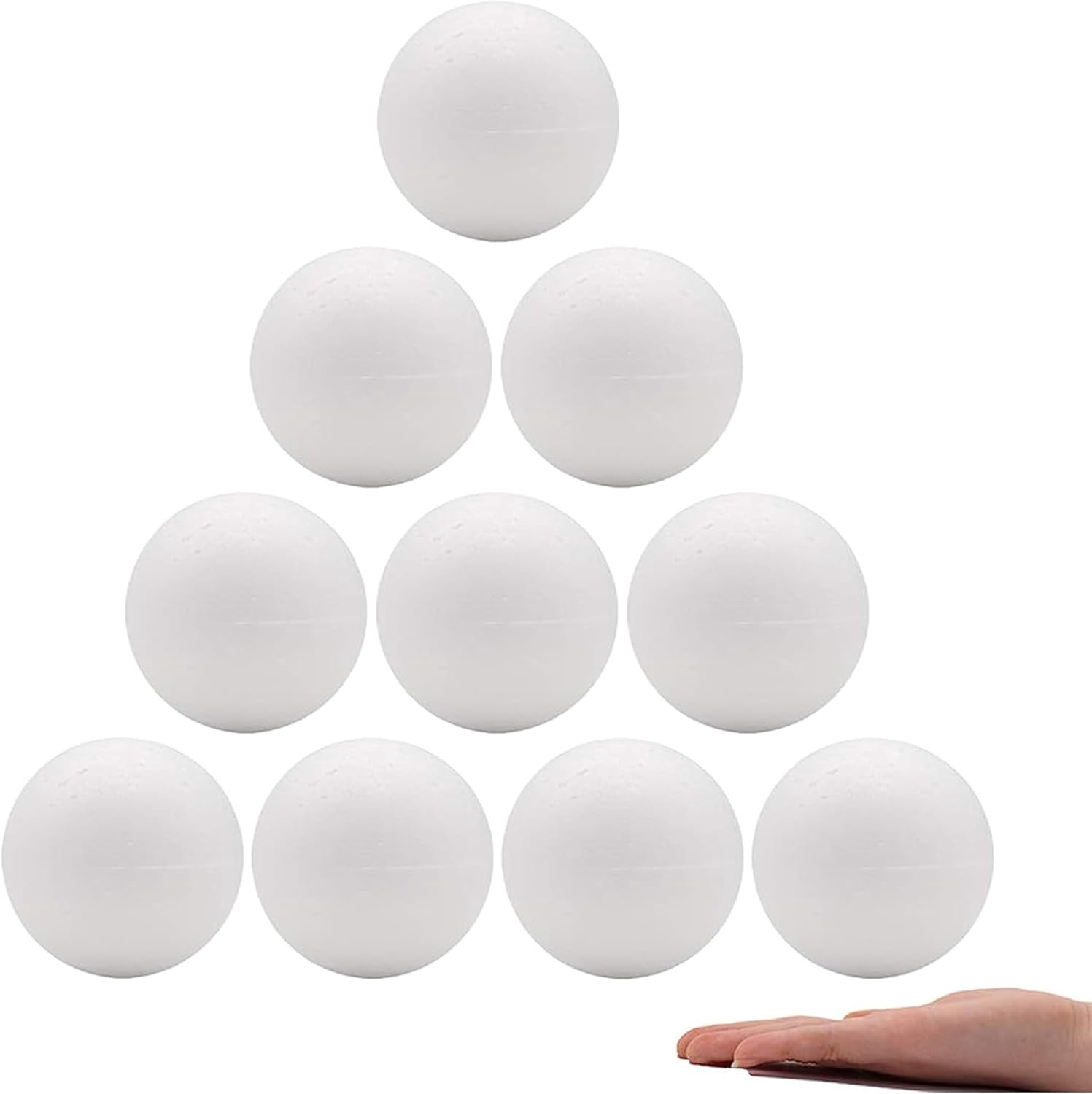 Yalumo 10 Pack Foam Balls for Crafts, Balls for DlY Art Projects ...