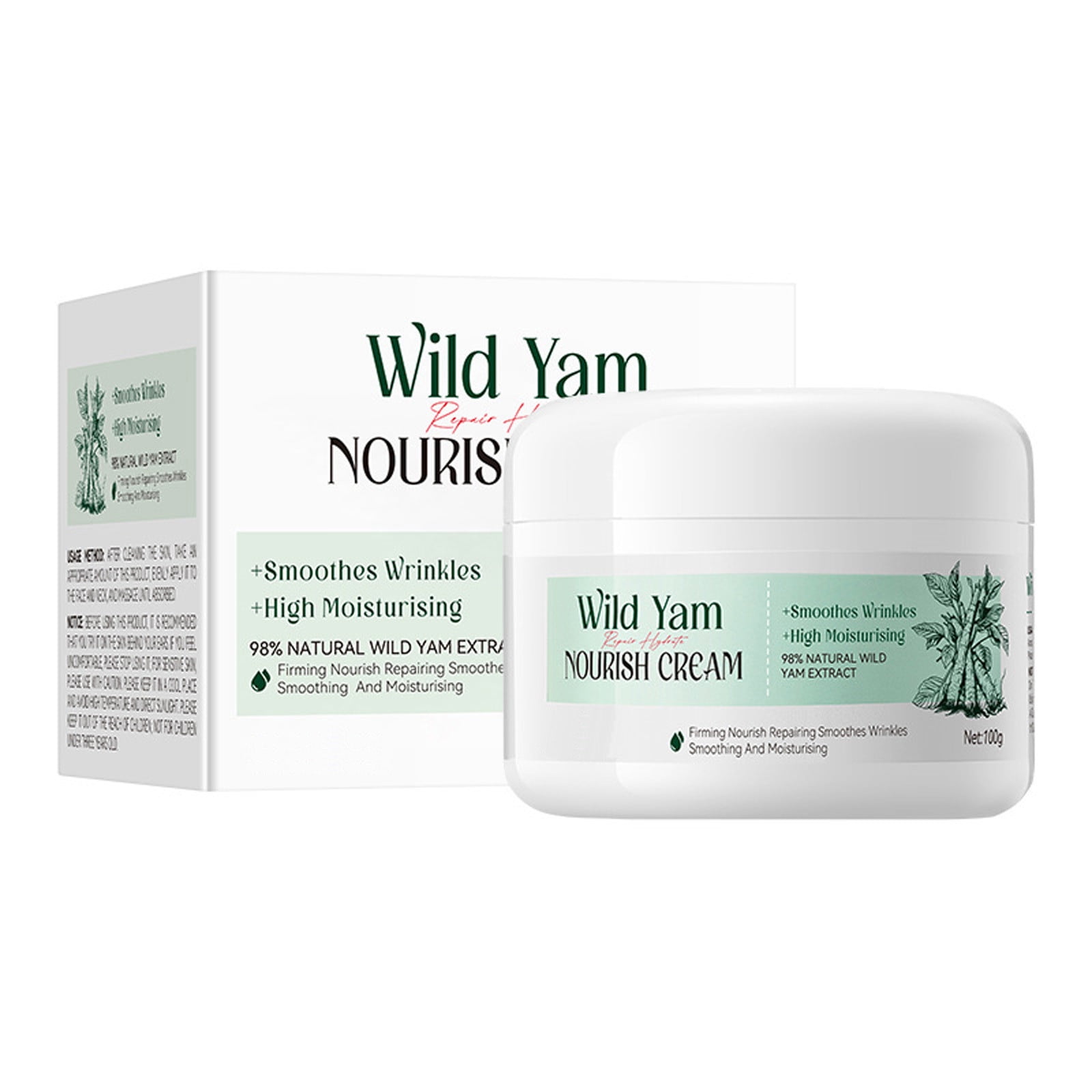 Yam Moisturizing and Nourishing Cream, Moisturizing and Hydrating Skin ...
