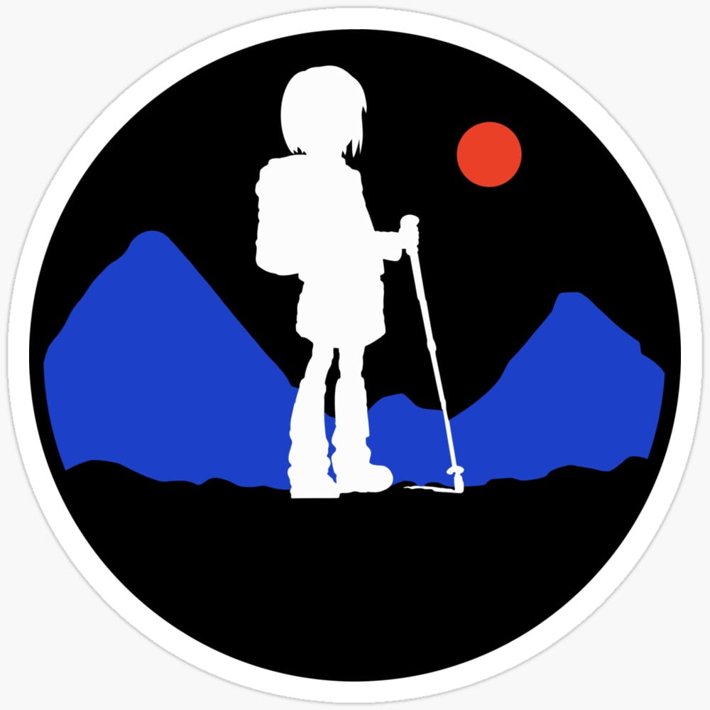 Yama No Susume - Aoi Logo Sticker Phone Decal Water Bottle Stickers Car ...