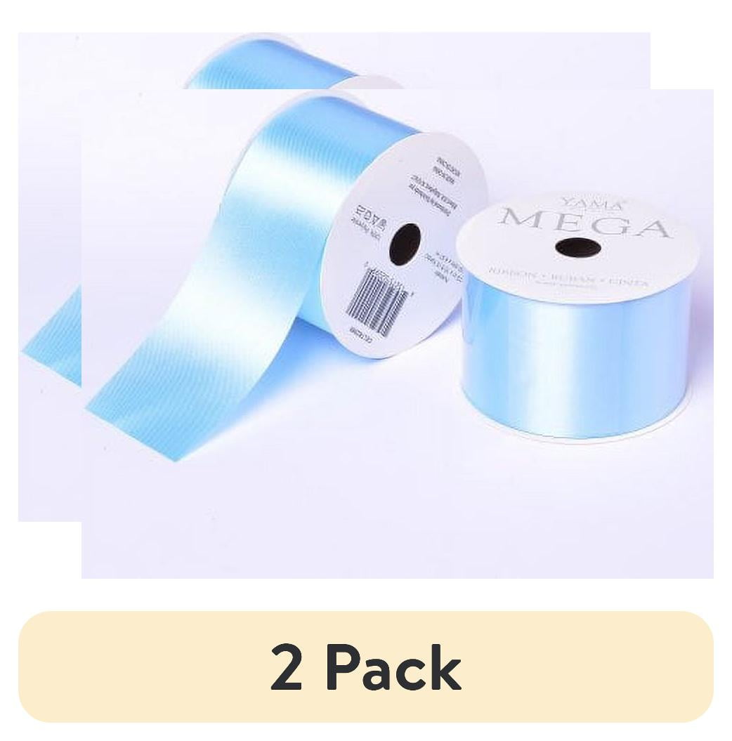 (2 pack) Yama Ribbon, Acetate Mega Ribbon Lt.Blue, 2.5inch x 15 feet ...