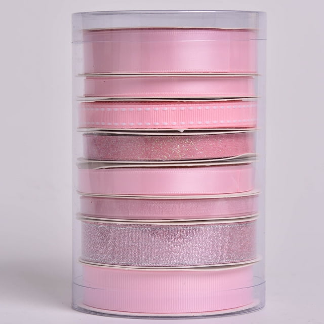 Yama Ribbon, Pink Ribbon Tower, 8 Unique Ribbons, 96 feet - Walmart.com