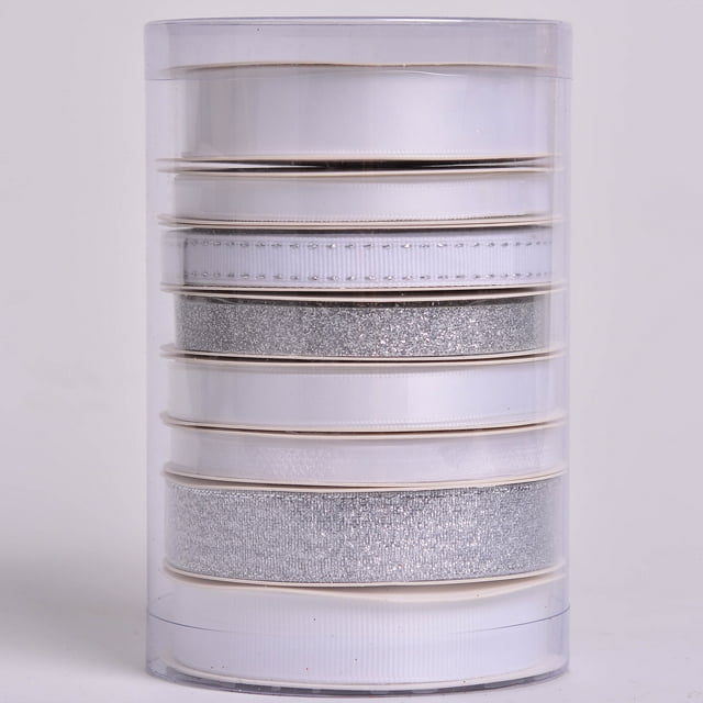 Yama Ribbon, White Ribbon Tower, 8 Unique Ribbons, 96 feet - Walmart.com