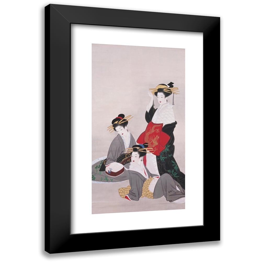 Yamaguchi Soken 9x14 Black Modern Framed Museum Art Print Titled ...