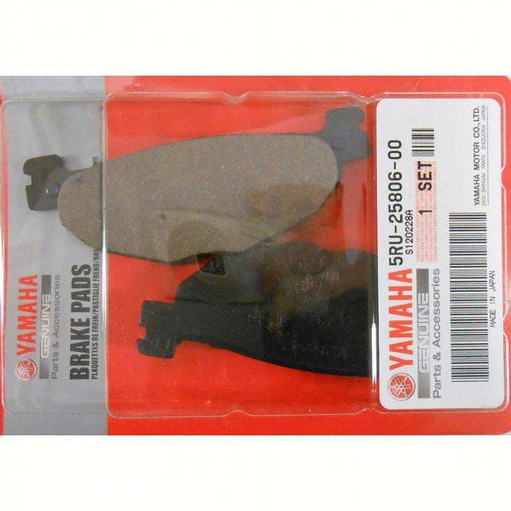 Yamaha 5RU-25806-00-00 Brake Pad Kit 2; 5RU258060000 - Walmart.com