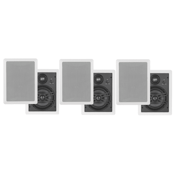 Yamaha 6.5" 150 Watt Easy-to-Install In-Ceiling Speaker System (Set Of ...