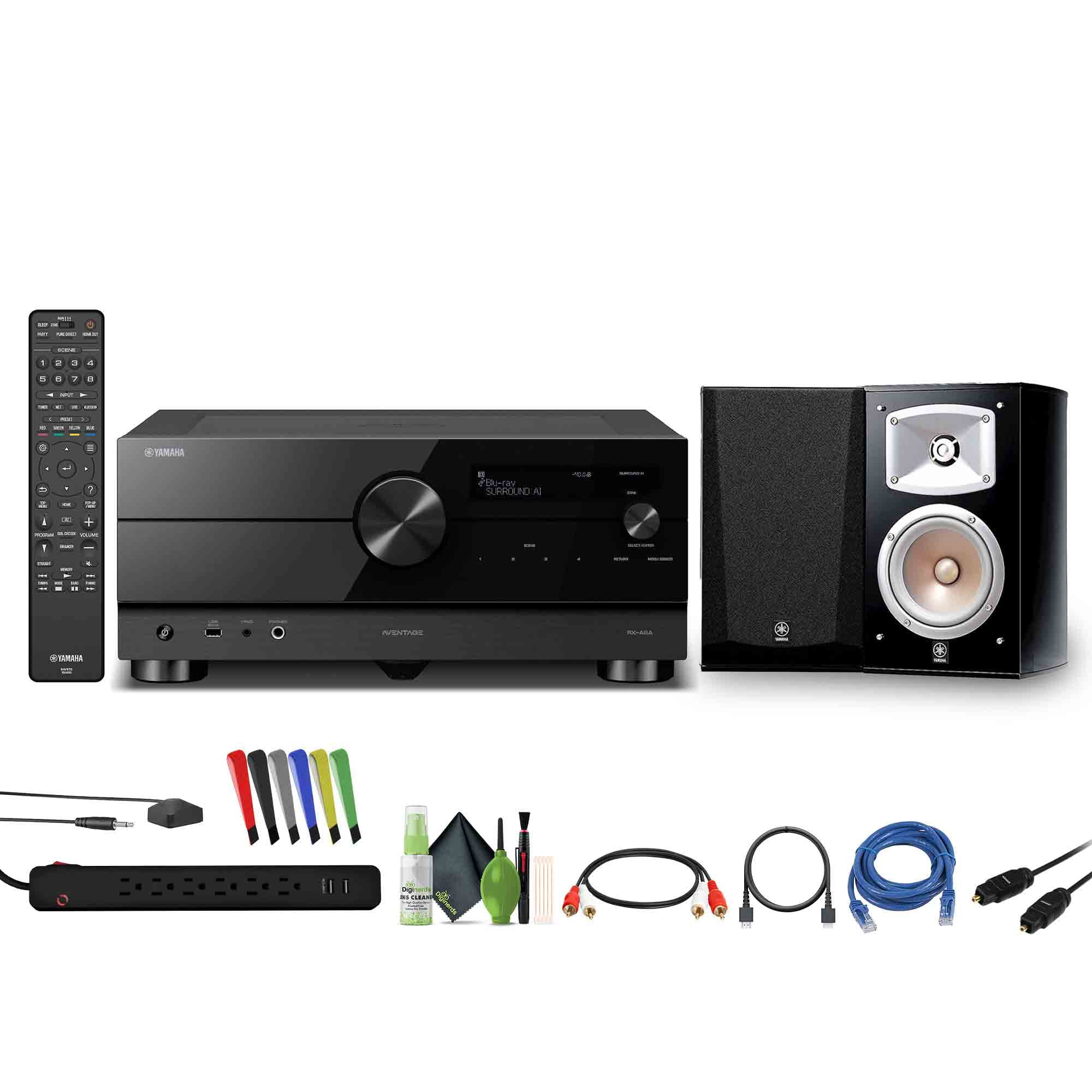 Yamaha AVENTAGE RX-A6A 9.2-Channel Surround Sound Network AV Receiver ...