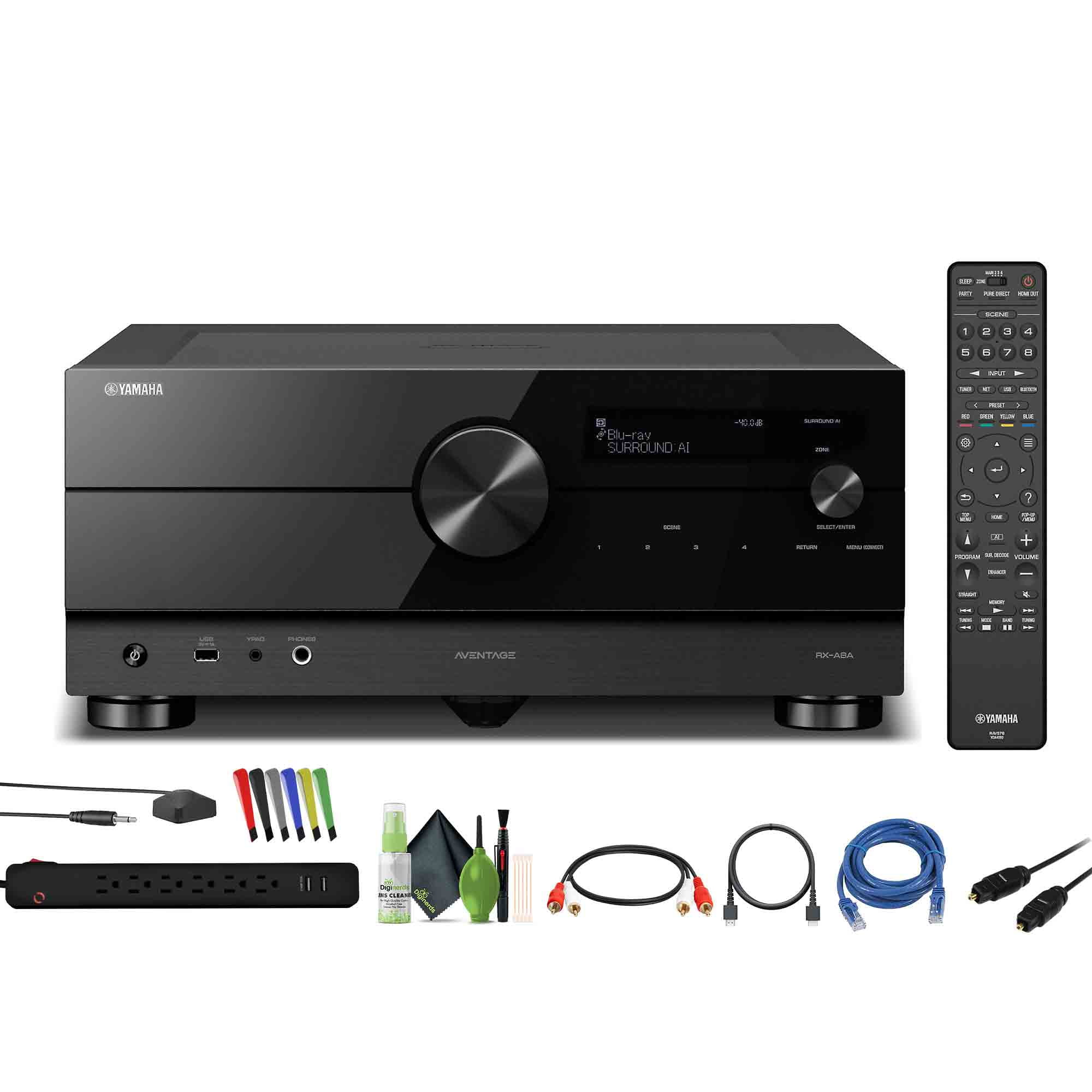 Yamaha AVENTAGE RX-A8A 11.2-Channel Surround Sound Network AV Receiver ...