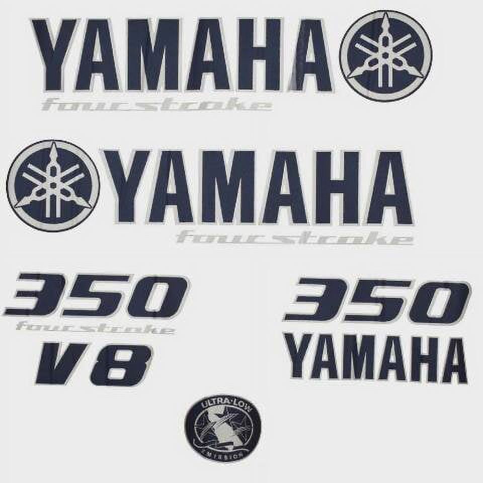 Yamaha Boat Cowling Decals 14.01910 | 350 V8 FourStroke Sticker (Kit ...