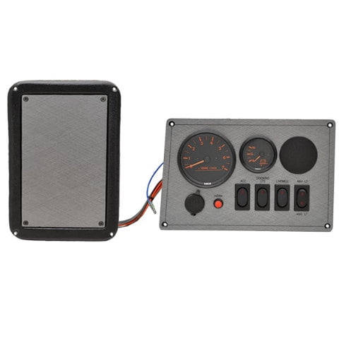 Yamaha Boat Dash Gauge Panel 16589A | Gray Plastic w/ Fuse Box ...