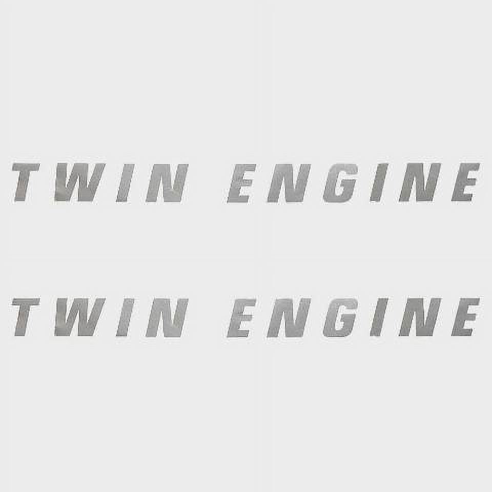 Yamaha Boat Decals F0R-U417T-00 | Twin Engine 18 Inch Silver (Pair ...