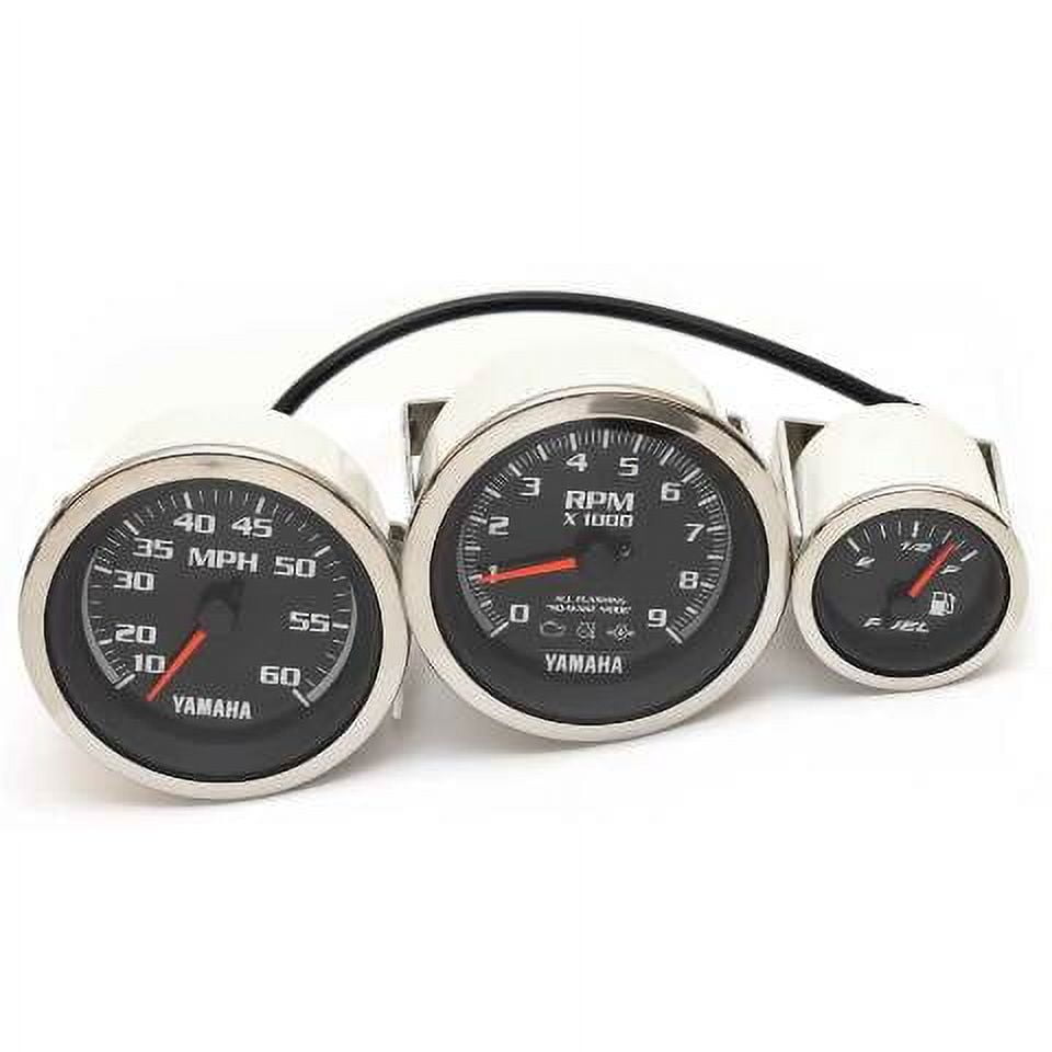 Yamaha Marine 3PC Gauge Set | Beede Speedometer Tachometer Systems ...