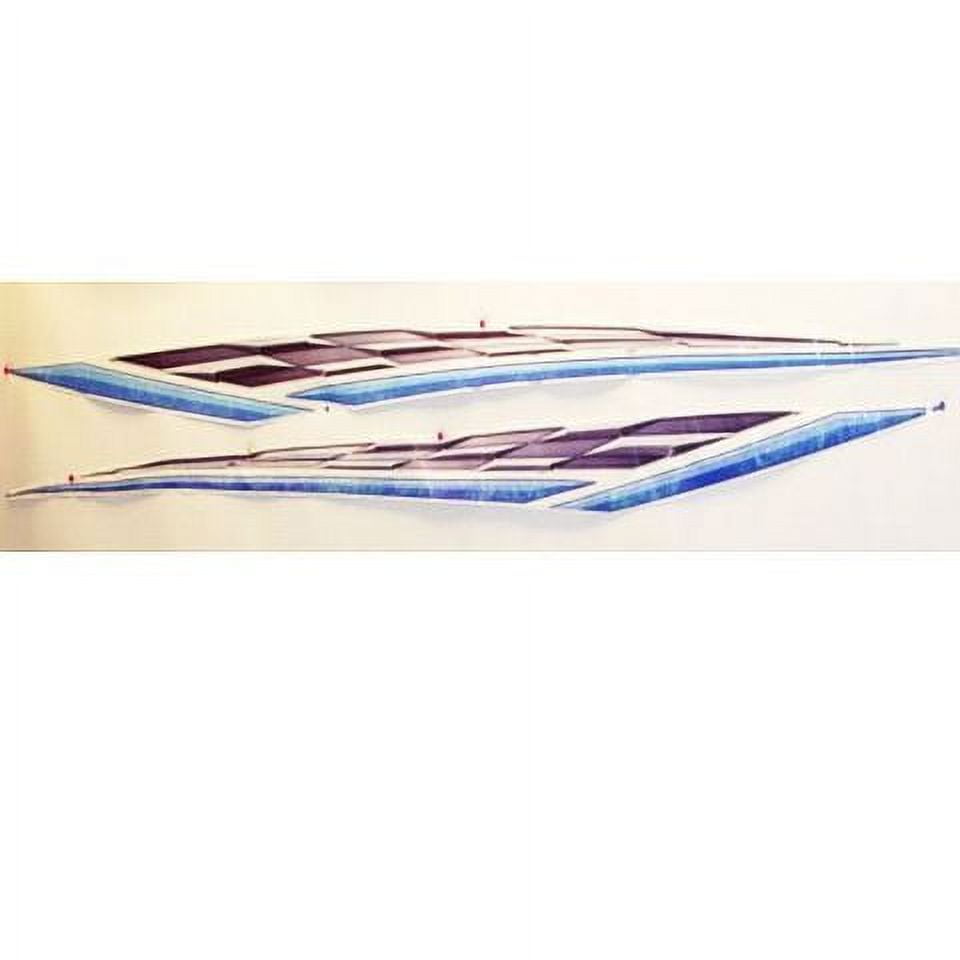 Yamaha Boat Graphic Decal F2AU417C10 | Jet Boat 114 x 6 1/2 Inch ...