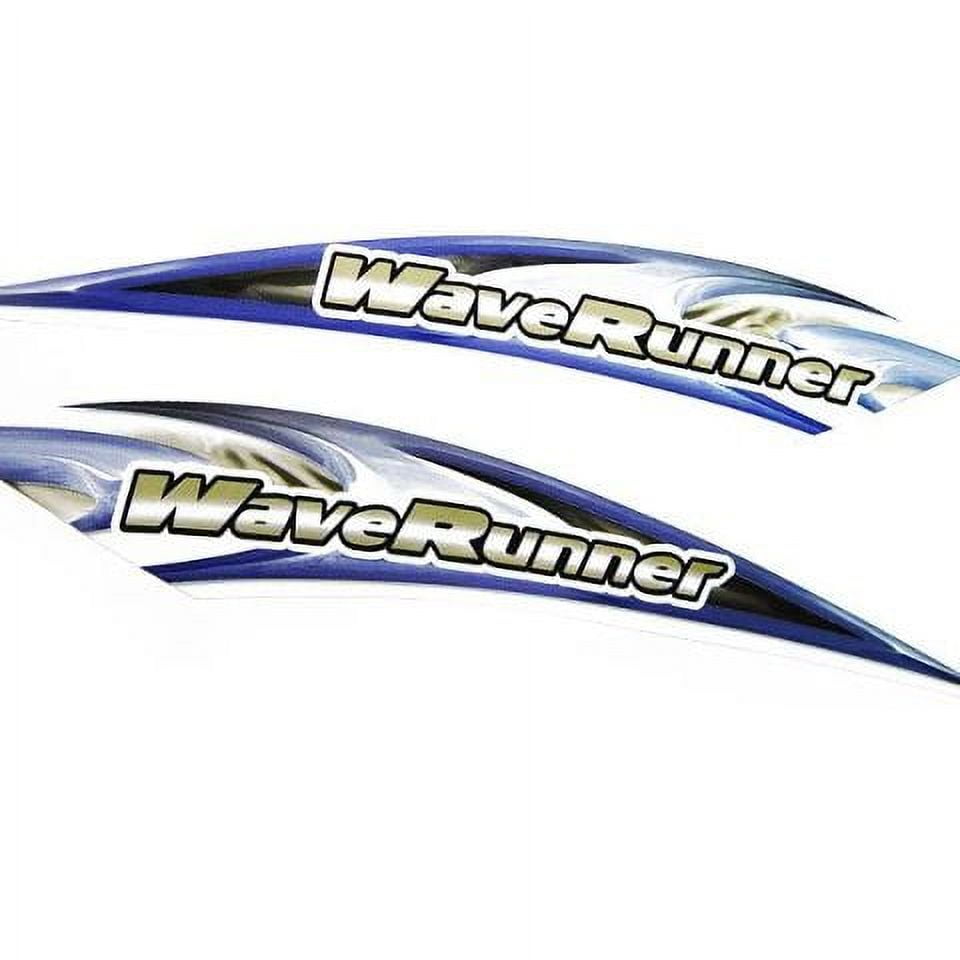 Yamaha Boat Wave Runner Decals GU5U417D40 | 34 1/2 x 5 Inch (Set of 2 ...