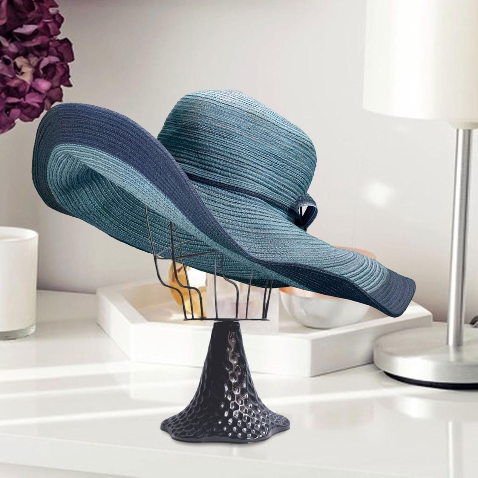 TOOYFUL Hat Display Stand Hat Rack Decorative Freestanding Stand Iron ...