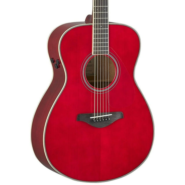 Yamaha FS TA Transacoustic Acoustic Electric Guitar Ruby Red - Walmart ...