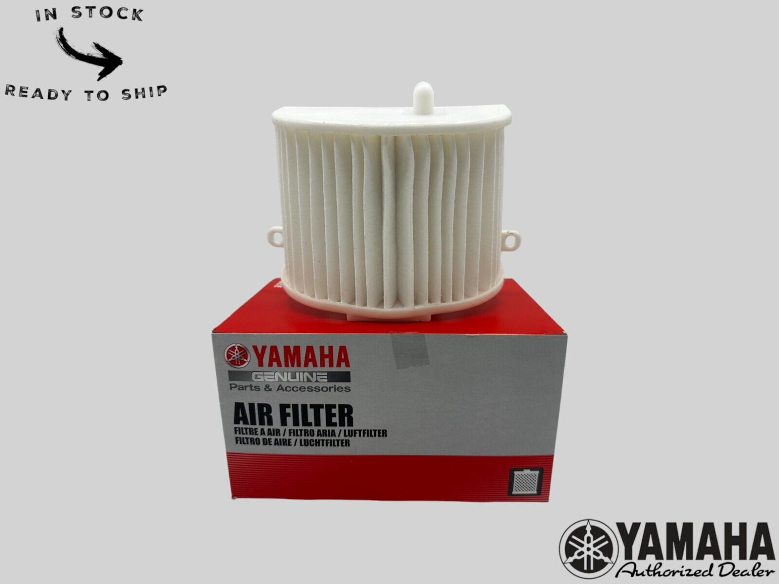 Yamaha Genuine OEM Authentic Air Filter 5VN-14451-10-00 - Walmart ...