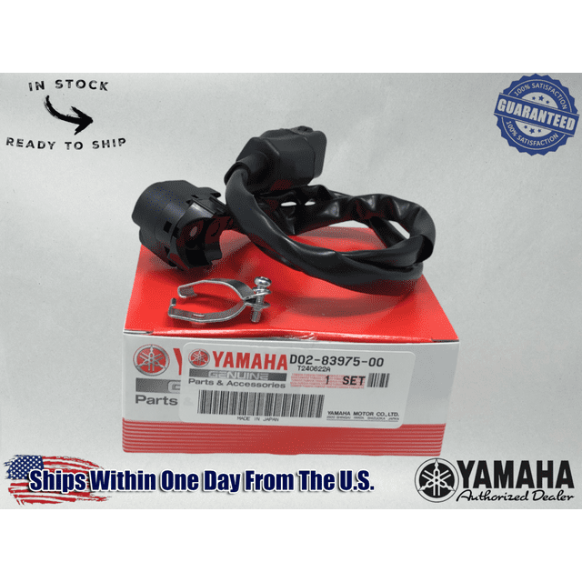 Yamaha Genuine OEM Authentic Lh Map Control Kill Button Switch D02-83975-00-00 - Walmart.com