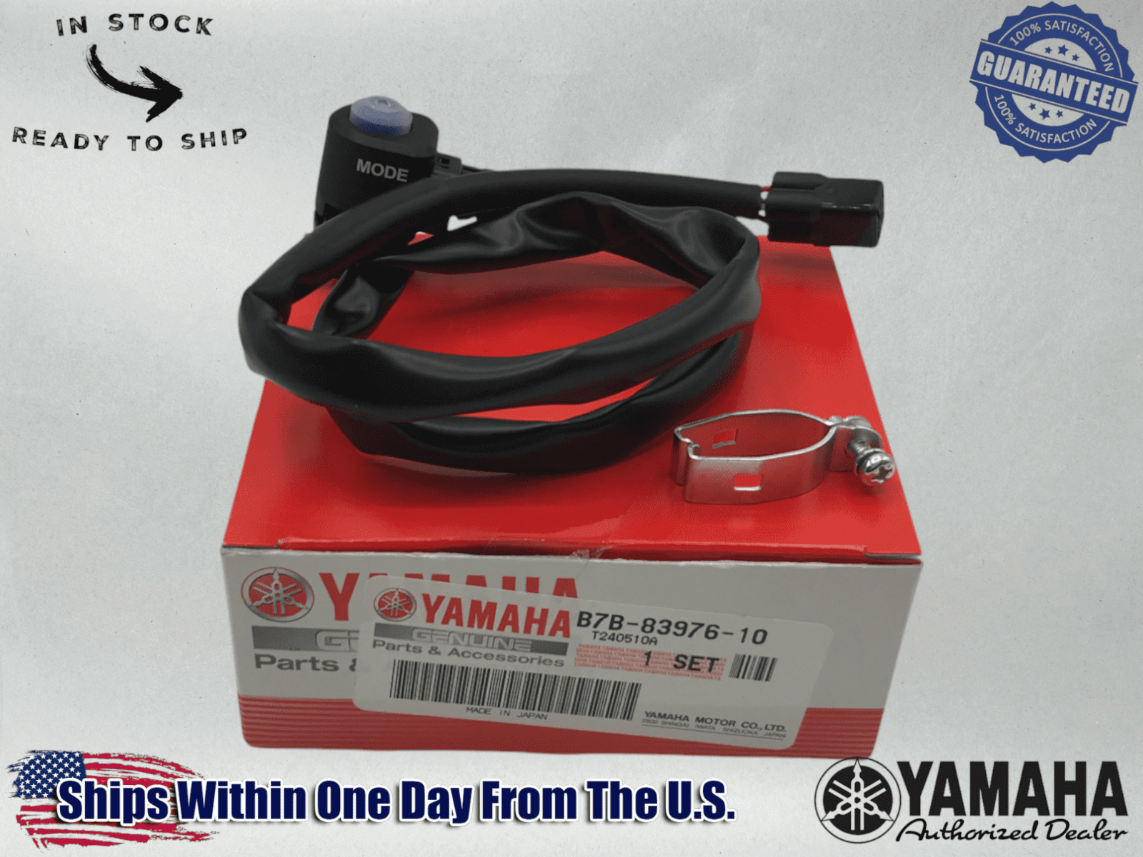 Yamaha Genuine Oem Authentic Map Control Button Switch B7b 83976 10 00