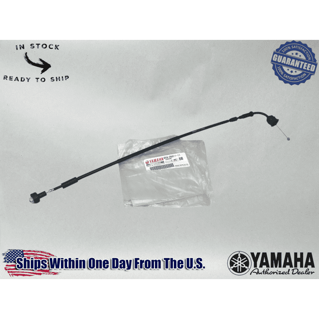 Yamaha Genuine OEM Authentic Upper Throttle Cable 4X4-26311-11-00 ...