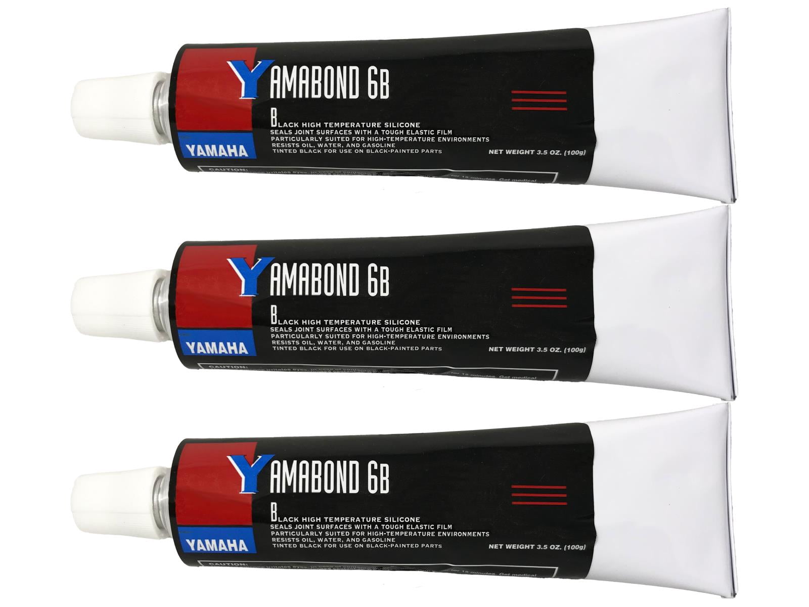 Yamaha Genuine OEM Yamabond High Temperature Silicone ACC-YAMAB-ND-6B - 3 Pack - Walmart.com