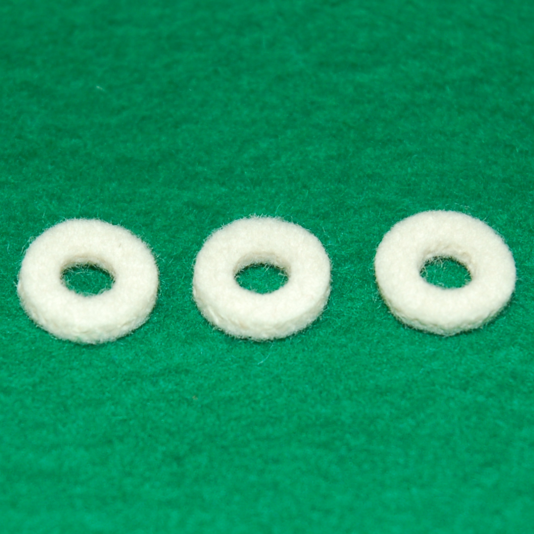 Yamaha Genuine Trumpet Valve Stem Felt Washer - Set of 3 Felts ...