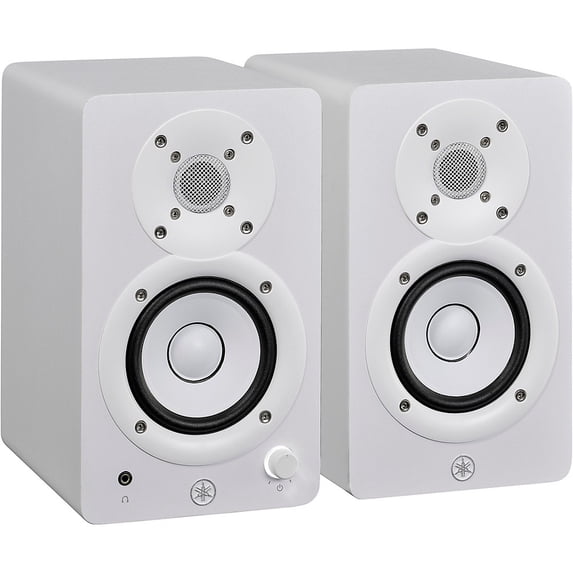Yamaha HS3 3.5" White Powered Studio Monitors with Class-D Amp (Pair ...