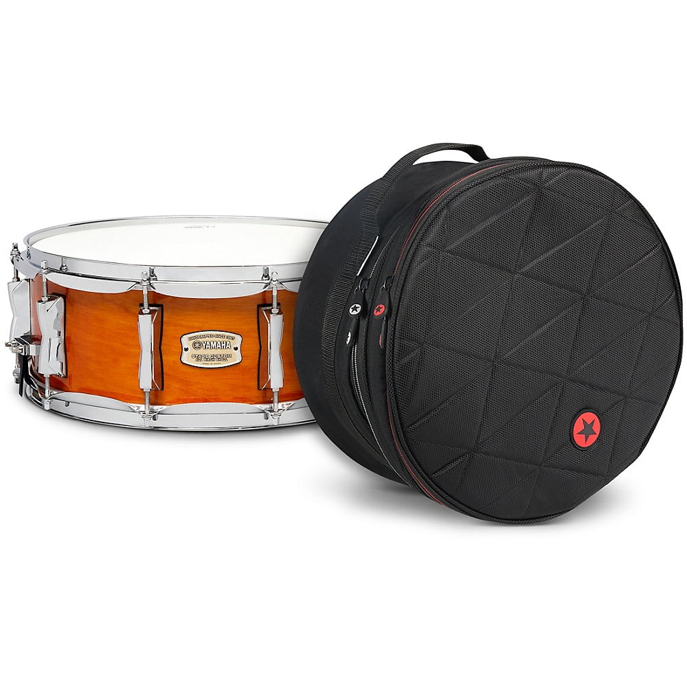 Yamaha Honey Amber Stage Custom Birch Snare with Road Runner Bag ...