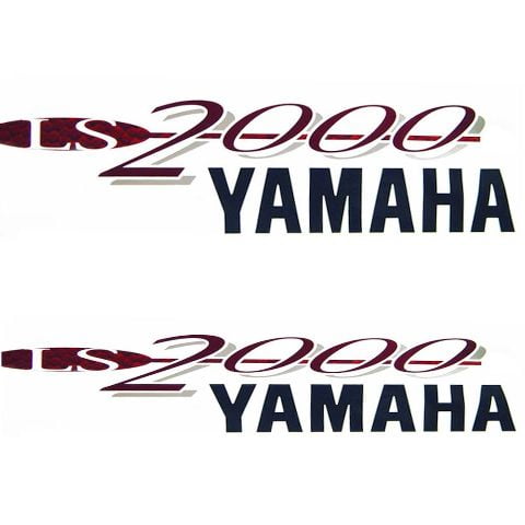 Yamaha Jet Boat Decal FOR-U417M-20 | LS 2000 11 1/4 (Pair) - Walmart.com