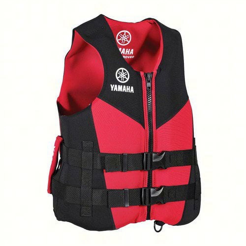 Yamaha MAR-21HAN-RD-2L PFD Life Jacket Vest, Neoprene Handles Red Xl/2X ...